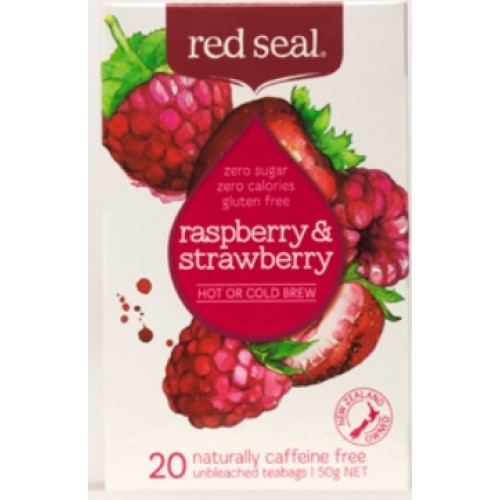Red Seal Raspberry & Strawberry Fruit Tea 20 Teabags 50g: Ashop New Zealand